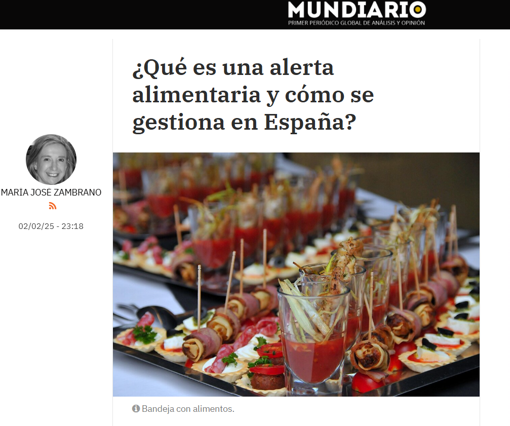 Qué es una alerta alimentaria y cómo se gestiona en España - Brozam